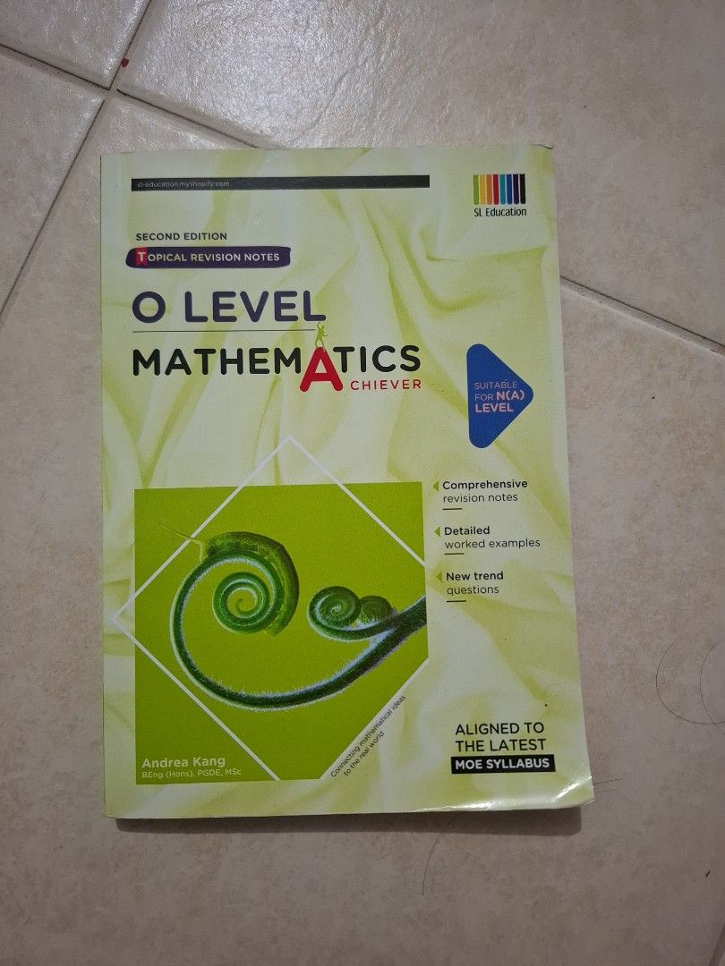 O Level Mathematics Achiever Topical Revision Notes, Hobbies & Toys ...