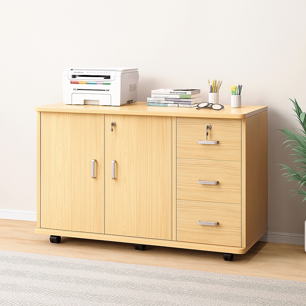 Office Storage Cabinet | Wooden Filing Cabinet | Printer Stand Cabinet ...
