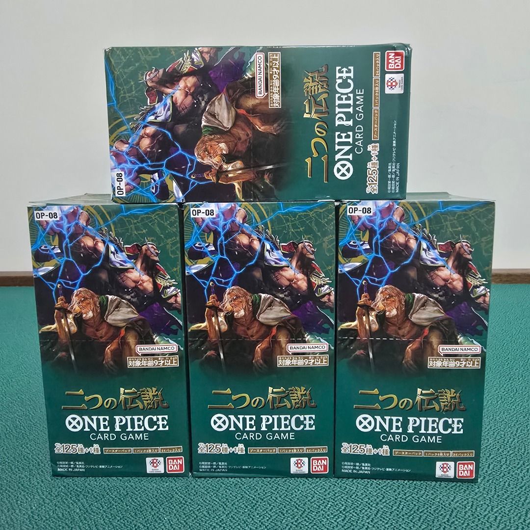 OP-08 Japan Booster Box Bandai One Piece TCG Card Game, Hobbies & Toys ...