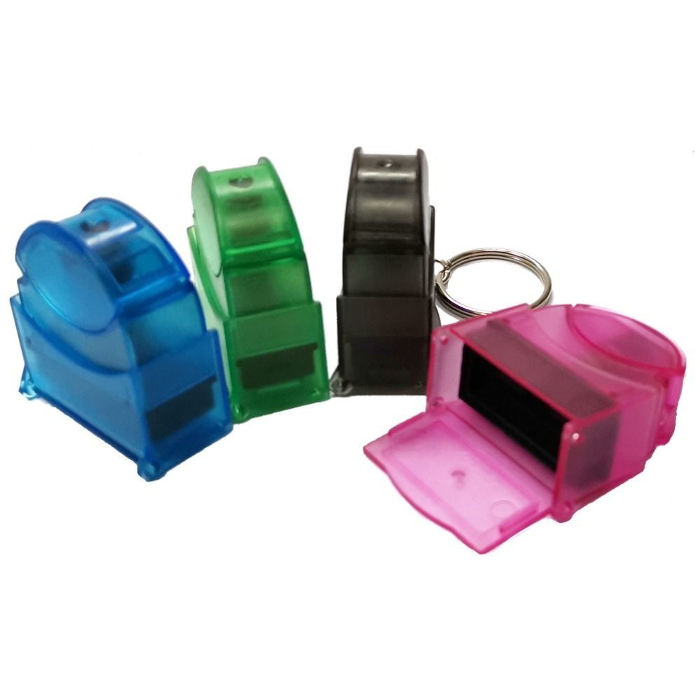 Pocket-size Pre-inked Stamp with Keychain Customise Name Stamp for Army ...