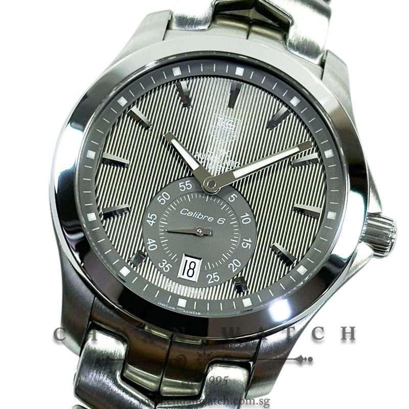 Pre-Owned Tag Heuer Link 200M Calibre 6 Automatic 39mm WJF211G Grey ...