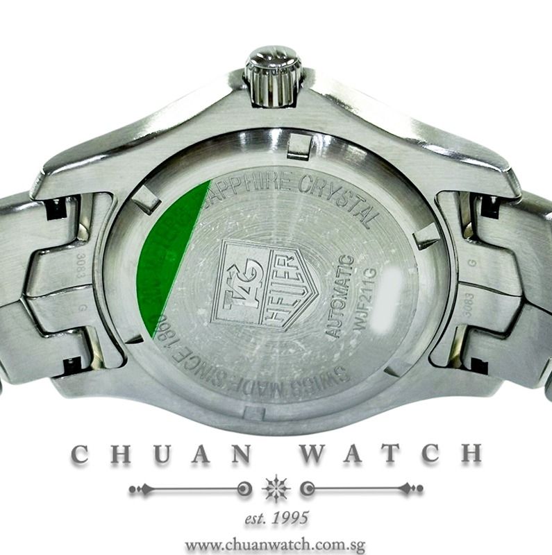 Pre-Owned Tag Heuer Link 200M Calibre 6 Automatic 39mm WJF211G Grey ...