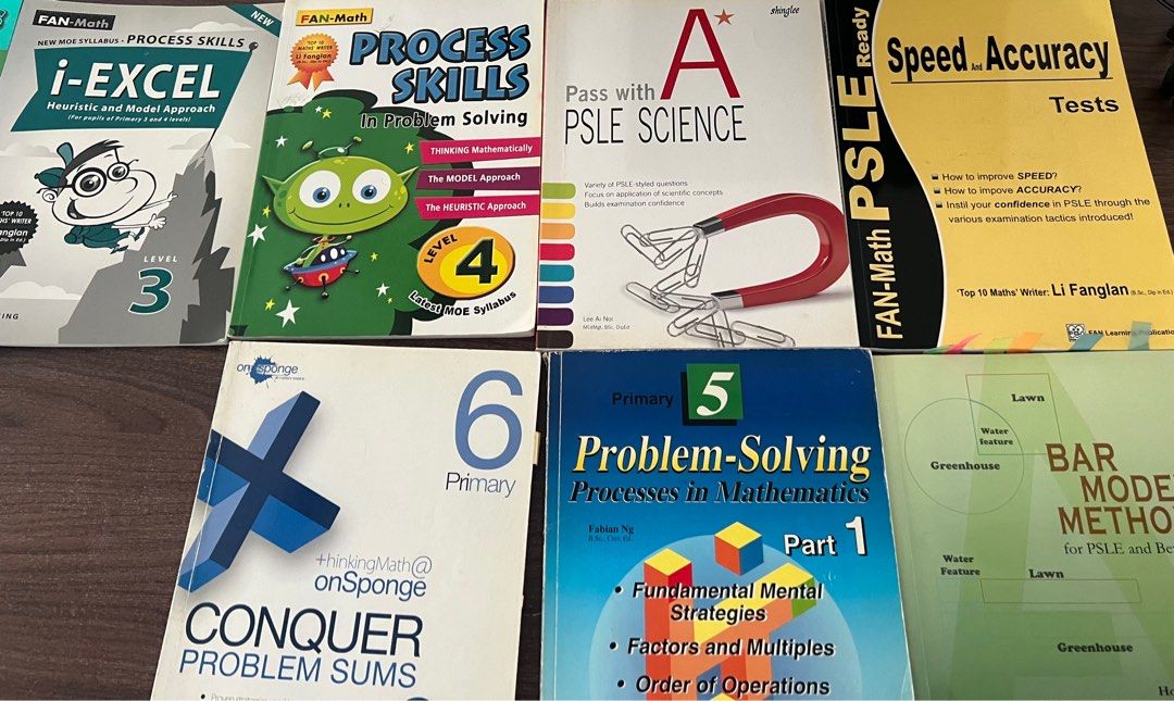 Primary School Assessment Books - PSLE Science, Math, Problem Solving ...