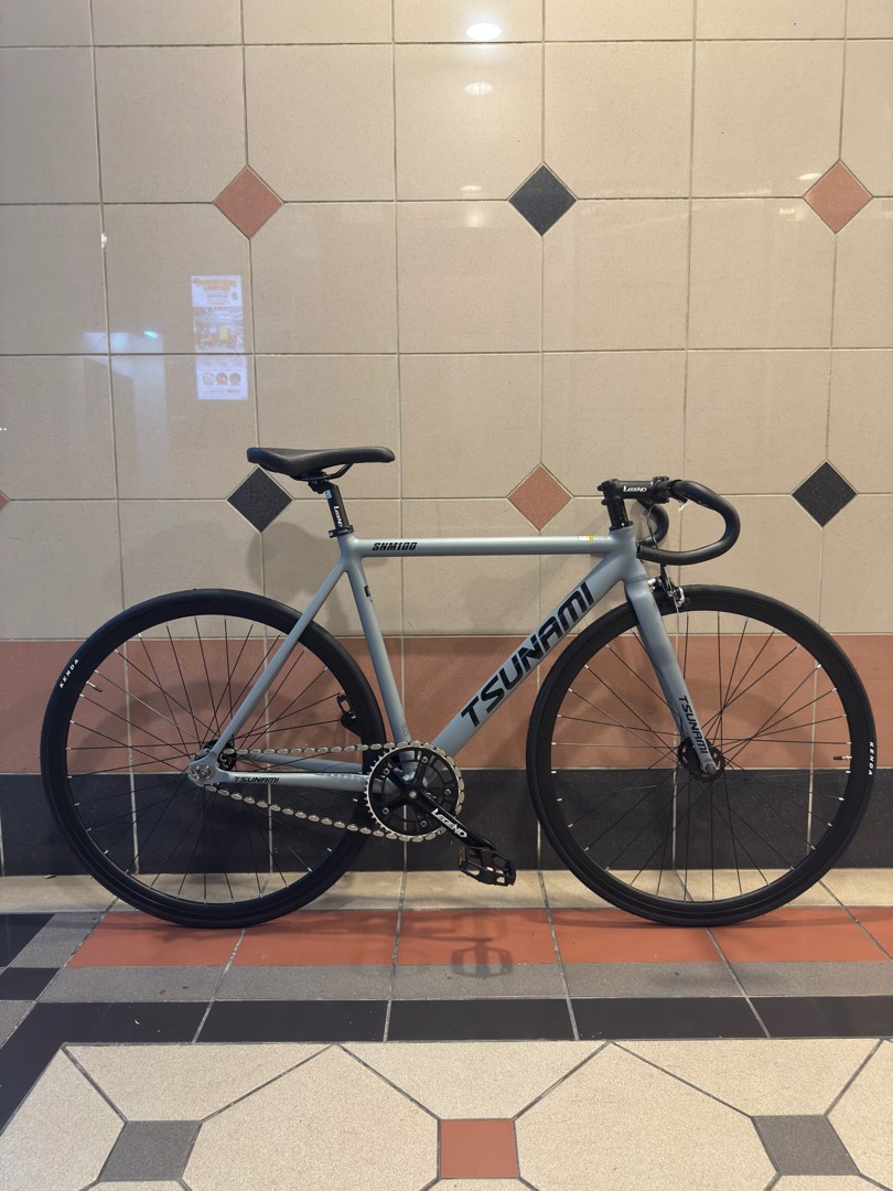 [PROMO] [FULL BIKE] [BRAND NEW] [Smokey Grey] Tsunami SNM100 Fixed Gear ...