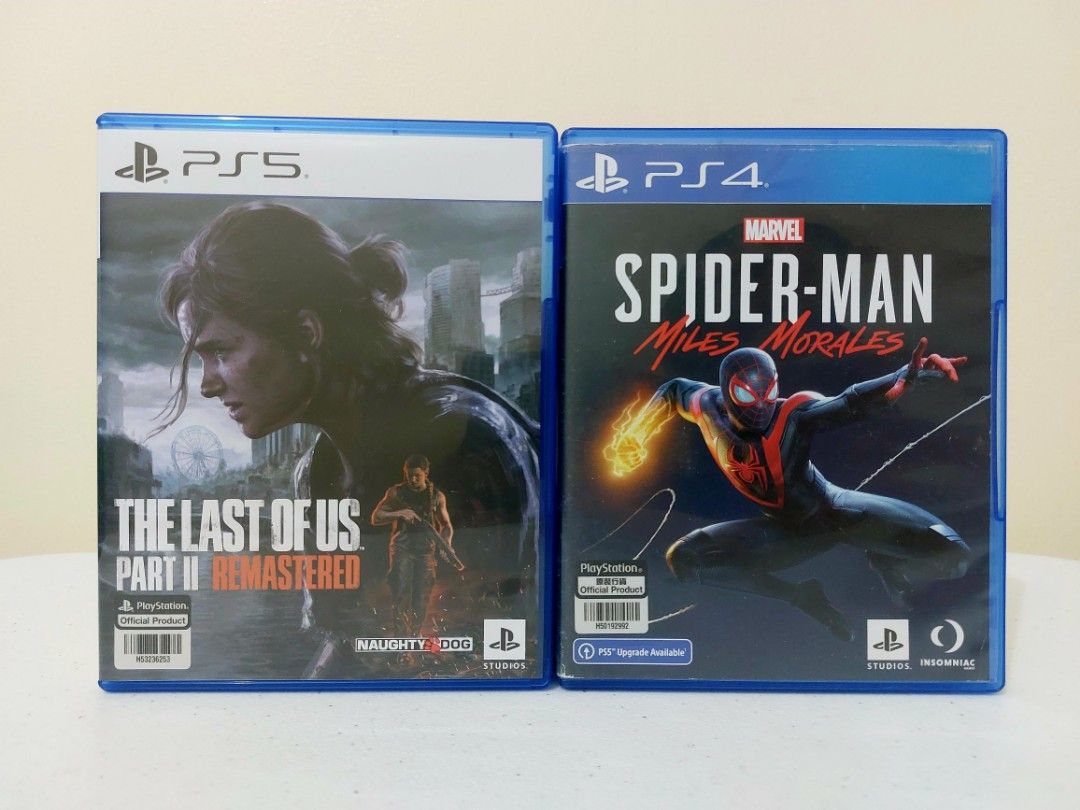 PS4/PS5 Games - The Last of Us Part II Remastered & Spider-Man: Miles ...