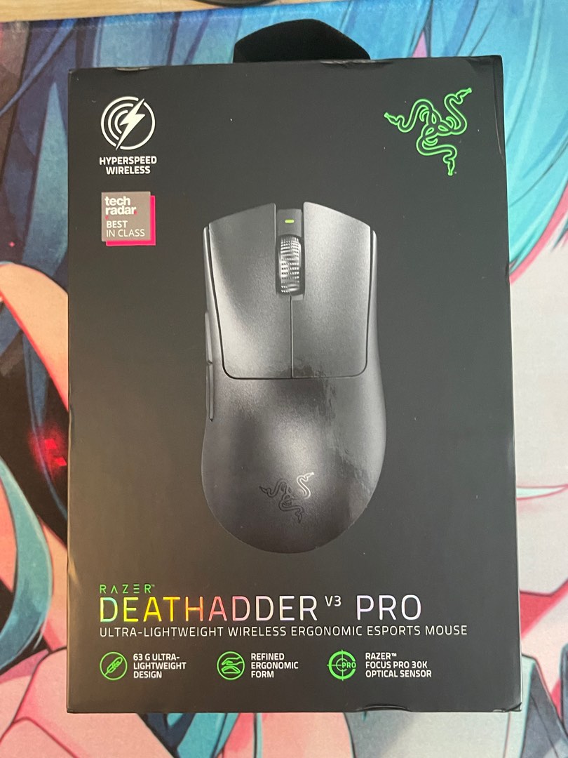 RAZER DEATHADDER V3 PRO 63g WIRELESS GAMING MOUSE, Computers & Tech, Parts & Accessories, Mouse ...
