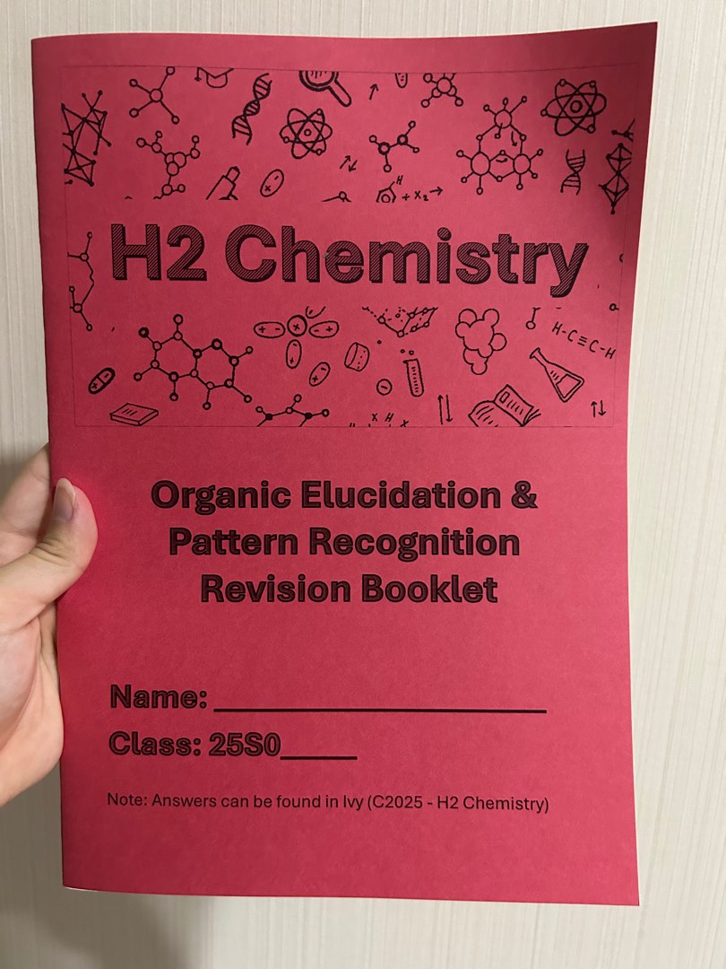 RI h2 chemistry organic elucidation and pattern recognition practice questions, Hobbies & Toys ...