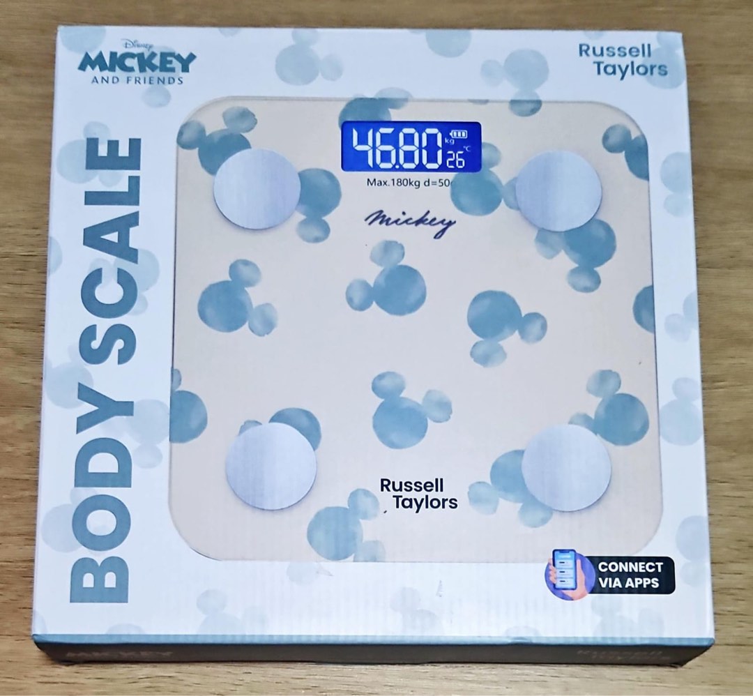 Russell Taylors Disney Mickey Weighing Scale, Health & Nutrition ...