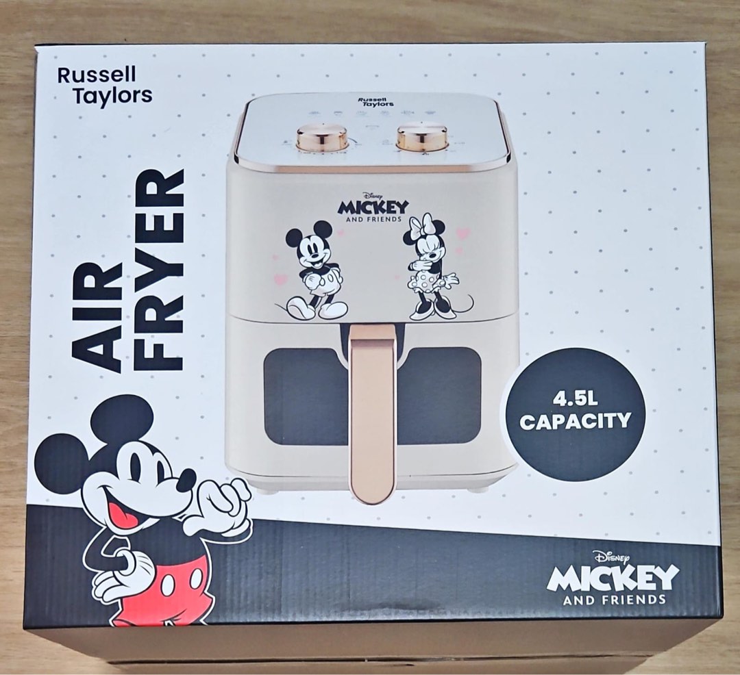 Russell Taylors Disney Mickey & Friends Air Fryer 4.5L, TV & Home ...
