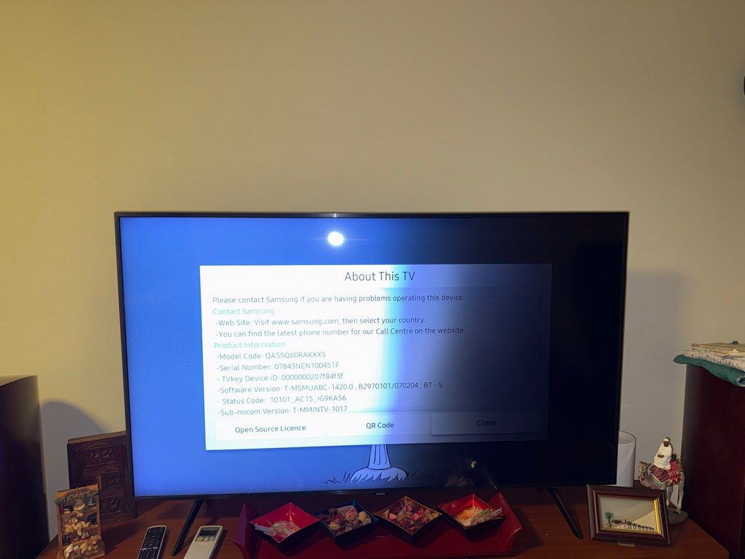 Samsung QLED 4K Smart TV QA55Q60RAKXXS, TV & Home Appliances, TV ...