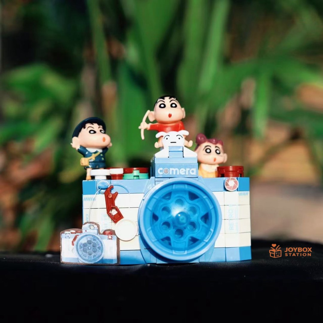 （Singapore Stock) Vintage Camera Building Blocks – Crayon Shin-chan Assembly Bricks, Hobbies ...
