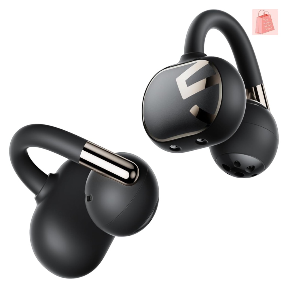 SOUNDPEATS Clip1 Open Ear Earbuds, Premium Dolby Audio & Hi-Res Clip on ...