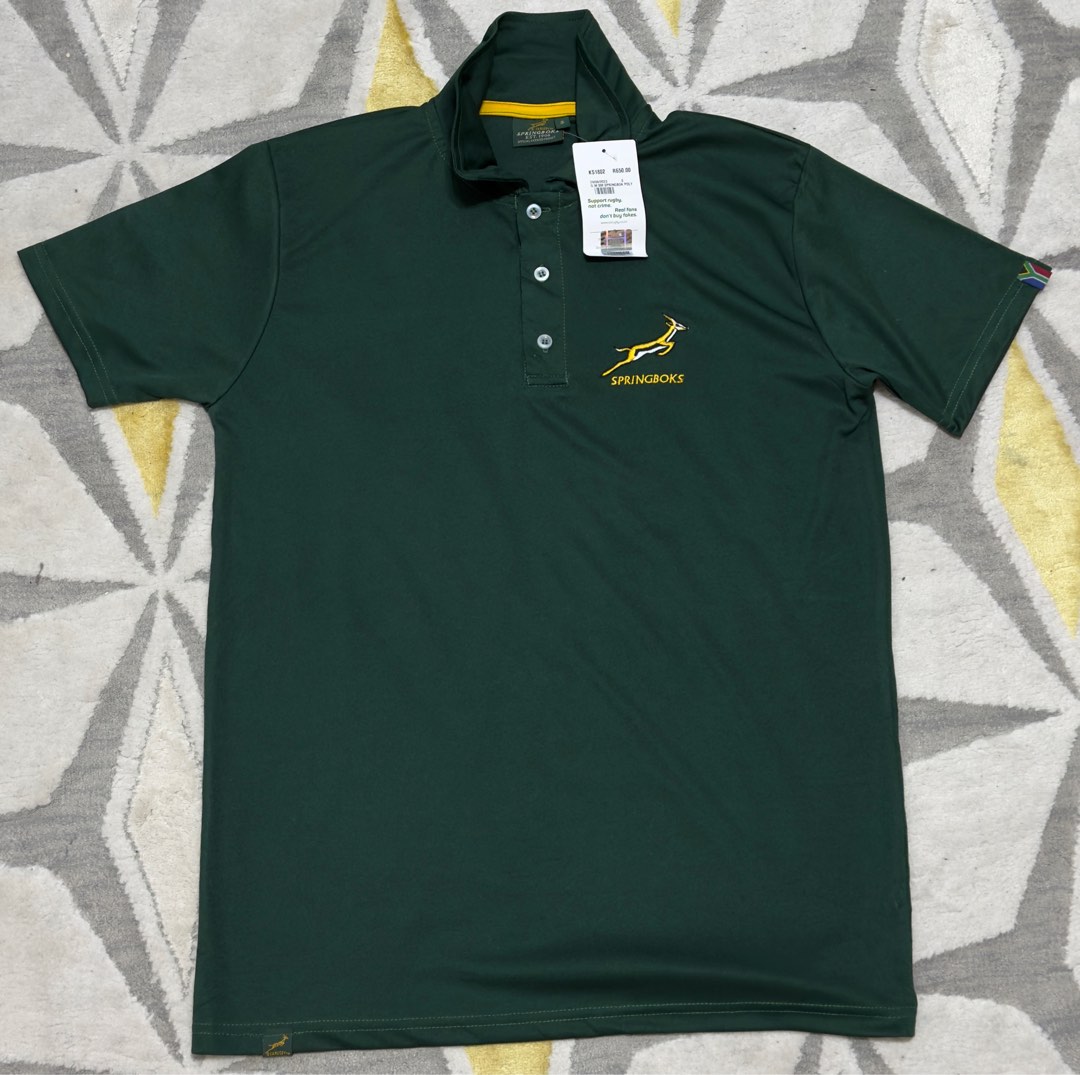 South Africa Springboks Fan Rugby Jersey (S) like canterbury, Men's ...