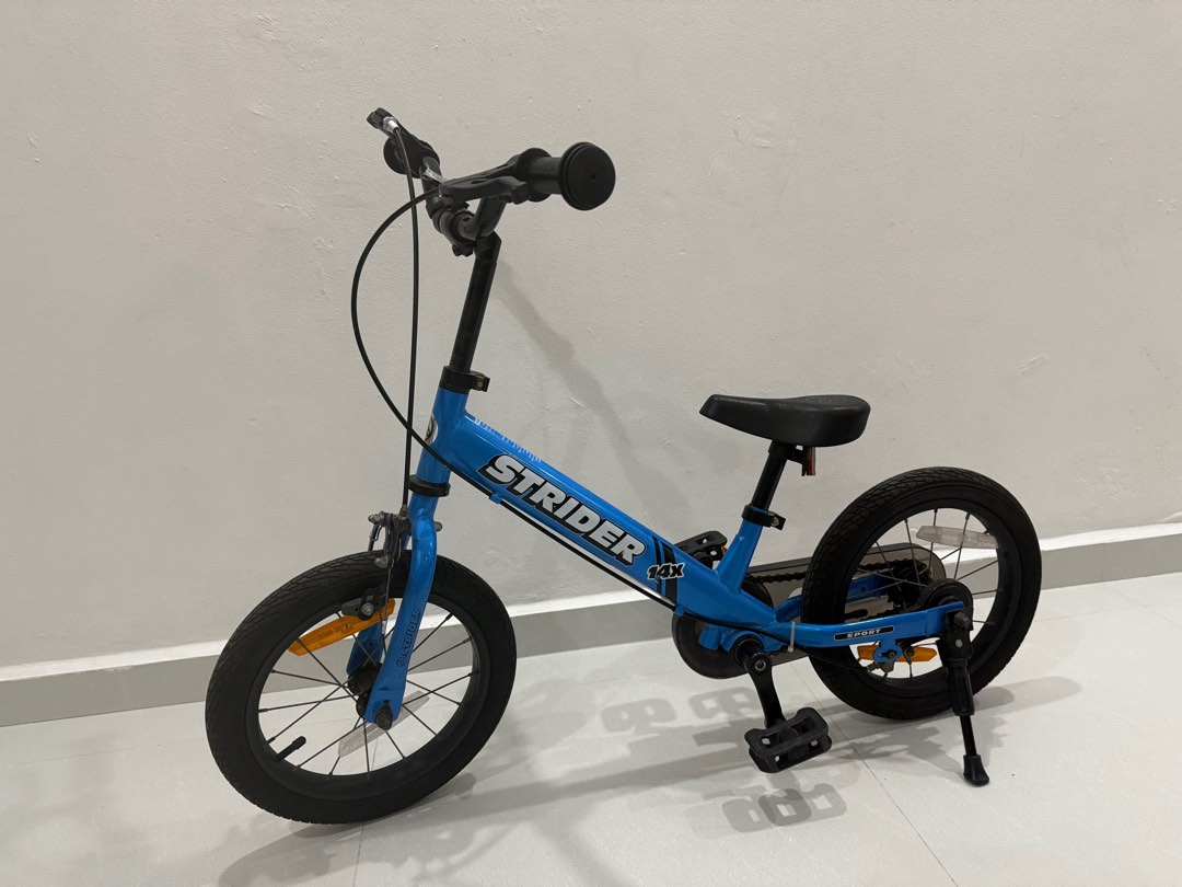 Strider 14x Sport Balance Bike with Pedal Kit and footrest, Sports Equipment, Bicycles & Parts ...