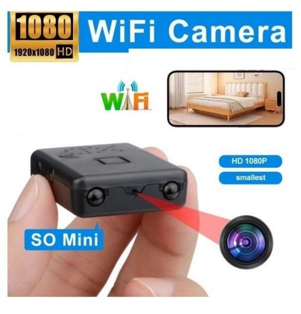 Super Mini & Discreet!* Small Mini IP Wifi CCTV Security Camera Hidden ...