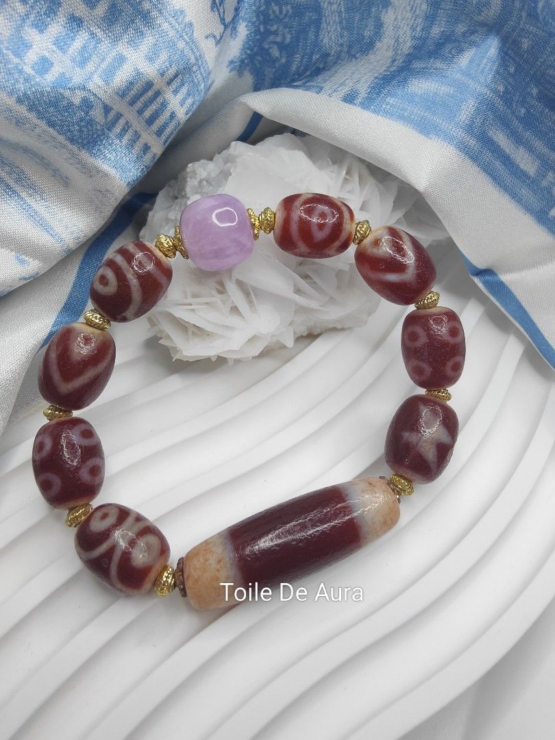 Tibetan Dzi Bead Bracelets - Various Styles, Women's Fashion, Jewelry ...