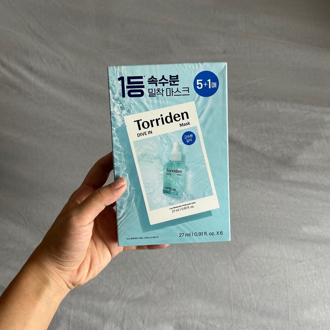 Torriden Dive In Mask (5+1), Beauty & Personal Care, Face, Face Care ...