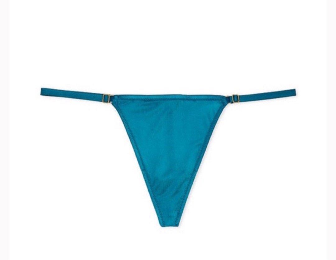 Victoria’s Secret Silky Blue V-String, Women's Fashion, New ...