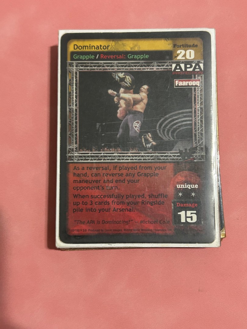 WWF WWE RAW DEAL - Dominator, Hobbies & Toys, Toys & Games on Carousell