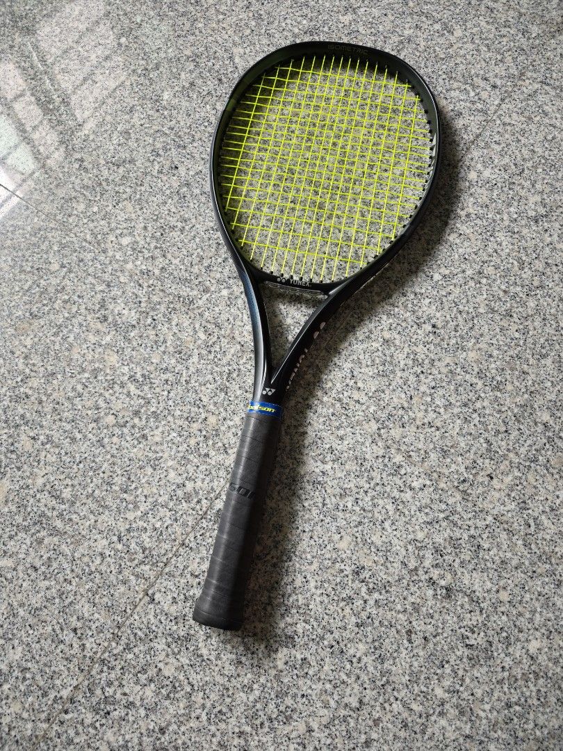 Yonex EZONE 100 Tennis Racket Aqua Night G2, Sports Equipment, Sports & Games, Racket & Ball ...