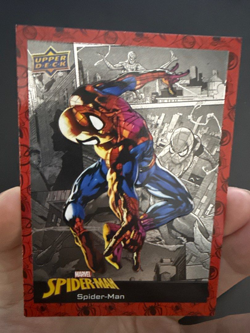 2024 Upper Deck Spider-Man Cards, Hobbies & Toys, Toys & Games on Carousell