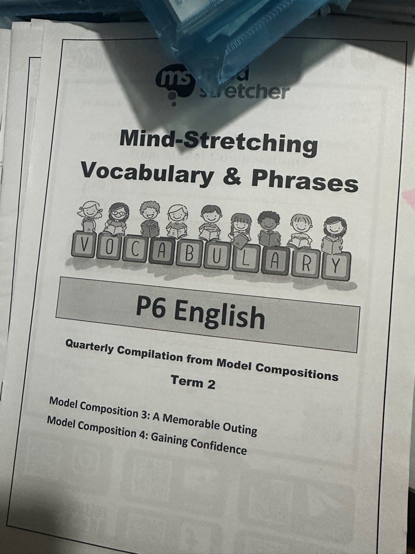 2025 P6 MS English Vocabulary & Phrases Workbook, Hobbies & Toys, Books ...