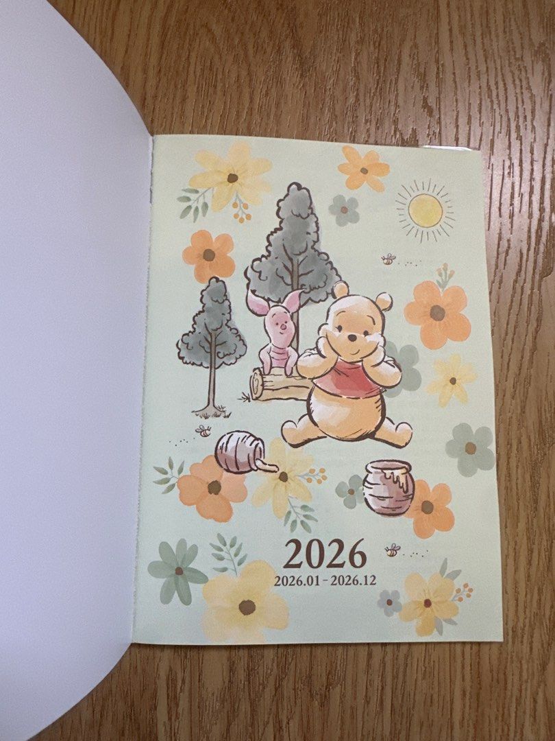 2026 Disney Schedule Books - Winnie the Pooh, Stitch, Cinnamoroll ...
