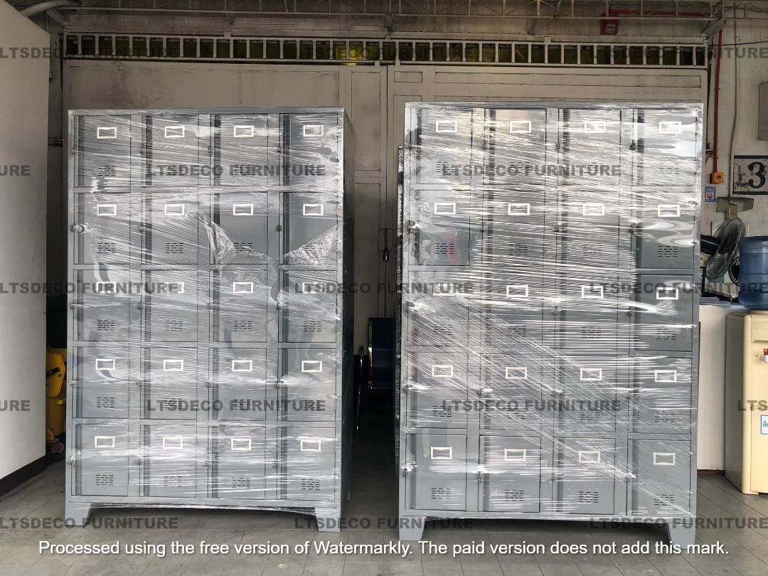20 DOOR STEEL LOCKER OFFICE PARTITION, Furniture & Home Living, Office ...