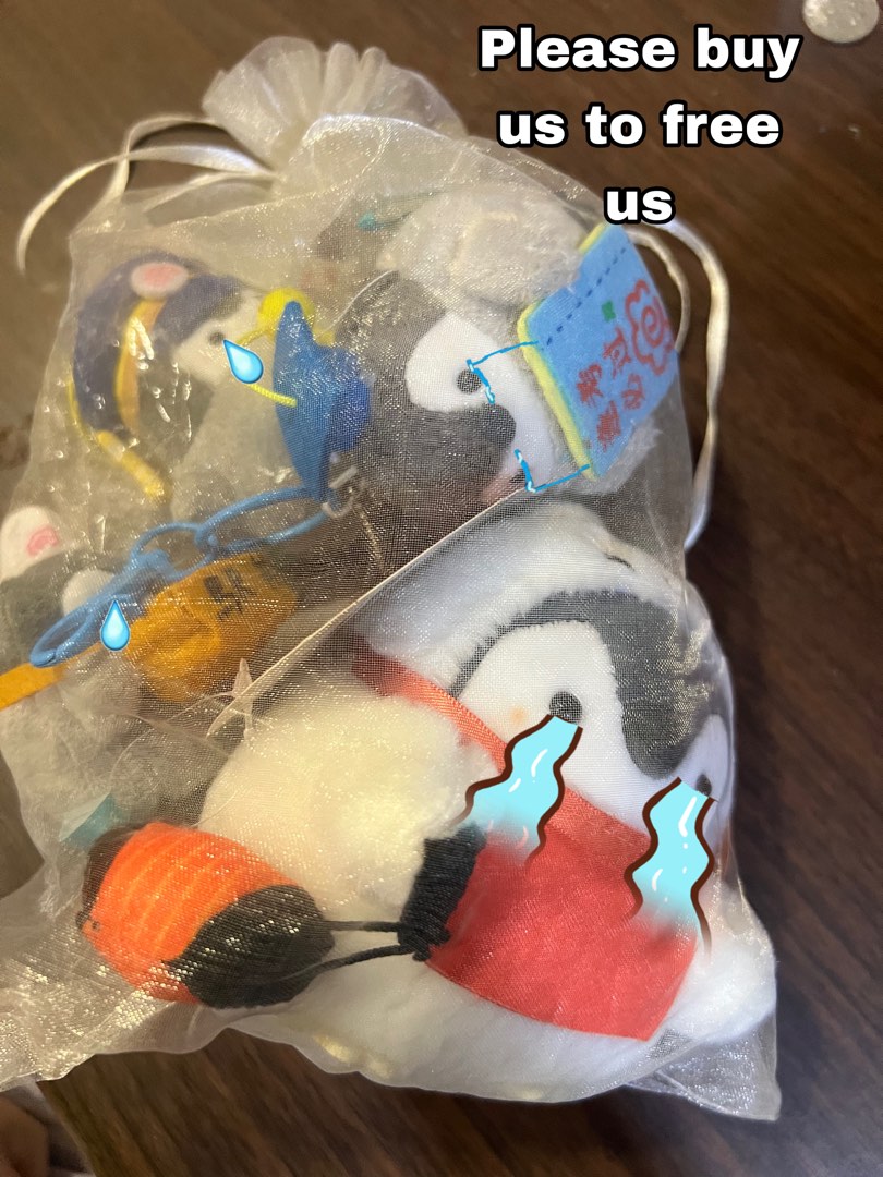 ($15 for all) Cute Pingu Penguin Keychains. New! Free these pingus ...