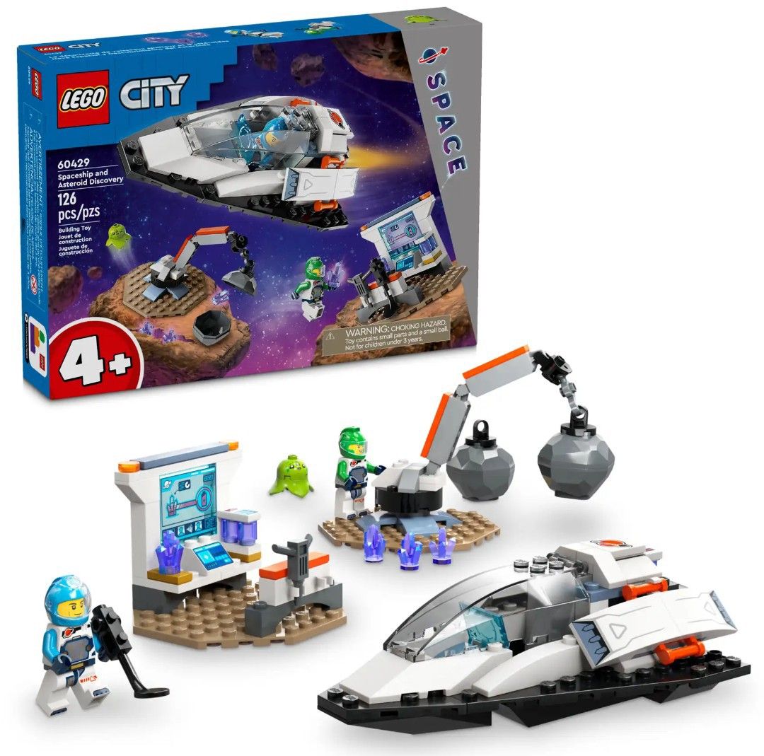 60429 Lego City Space: Spaceship and Asteroid Discovery (age 4 ...