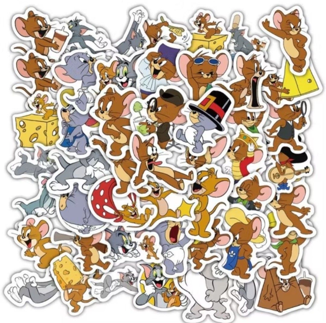 60 tom and jerry stickers, Hobbies & Toys, Stationery & Craft, Craft ...