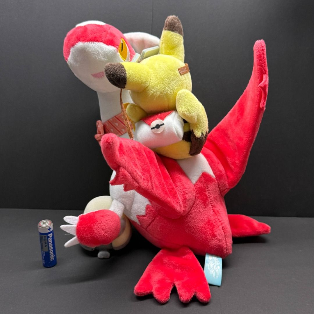 Nintendo Pokemon Center Exclusive Pikachu Riding Latias Plush Mascot ...