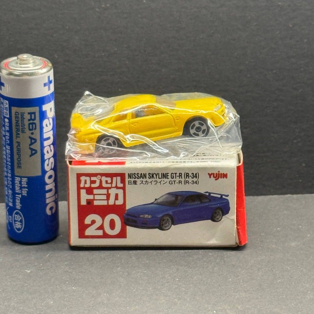 Rare Vintage Tomy Yujin Tomica No. 20 Nissan Skyline GT-R (R-34 ...