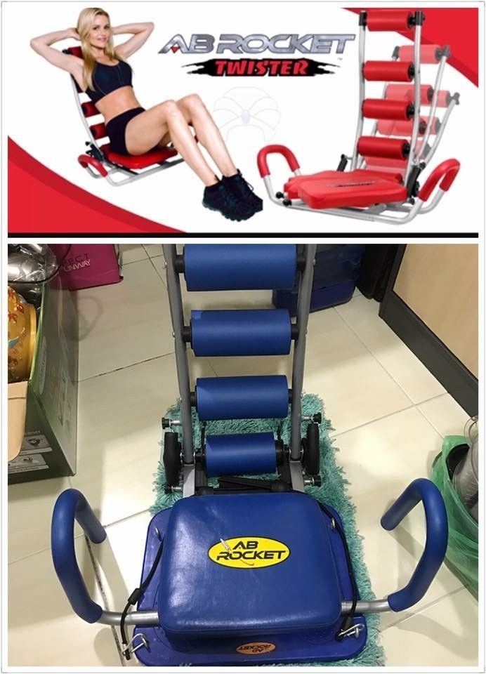 AB Rocket Twister Abdominal Exercise Machine, Sports Equipment ...