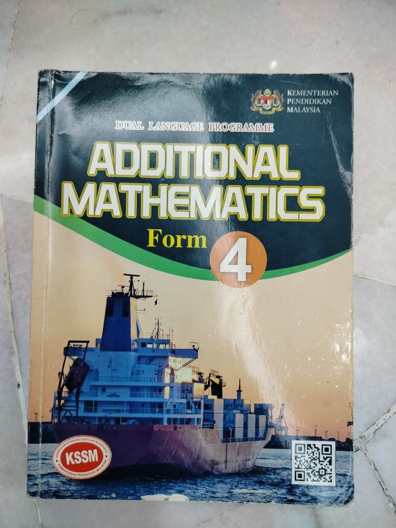 DLP Additional Mathematics Form 4 Textbook, Hobbies & Toys, Books & Magazines, Textbooks on ...