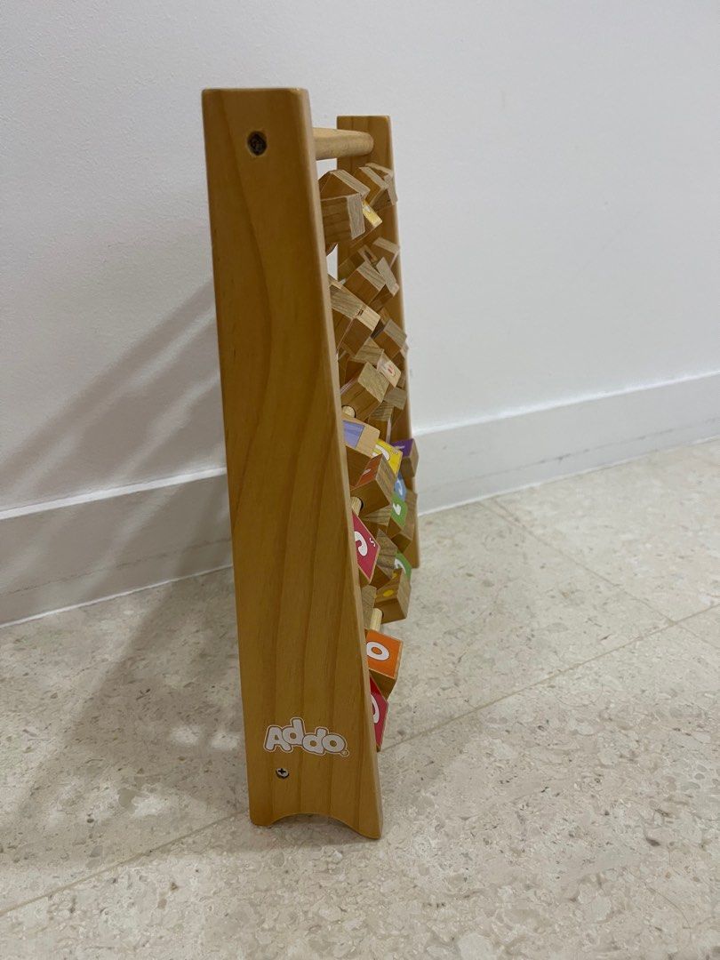 Addo Wooden Abacus with Alphabet and Numbers, Hobbies & Toys, Toys ...