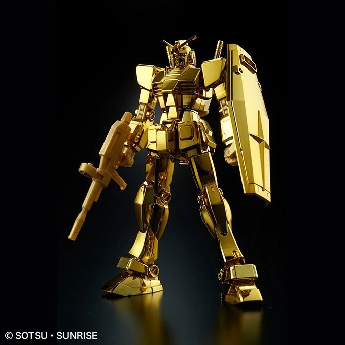 Bandai HG Gunpla Limited Prize RX-78-2 Gundam Revive Ver (Gold Coating ...