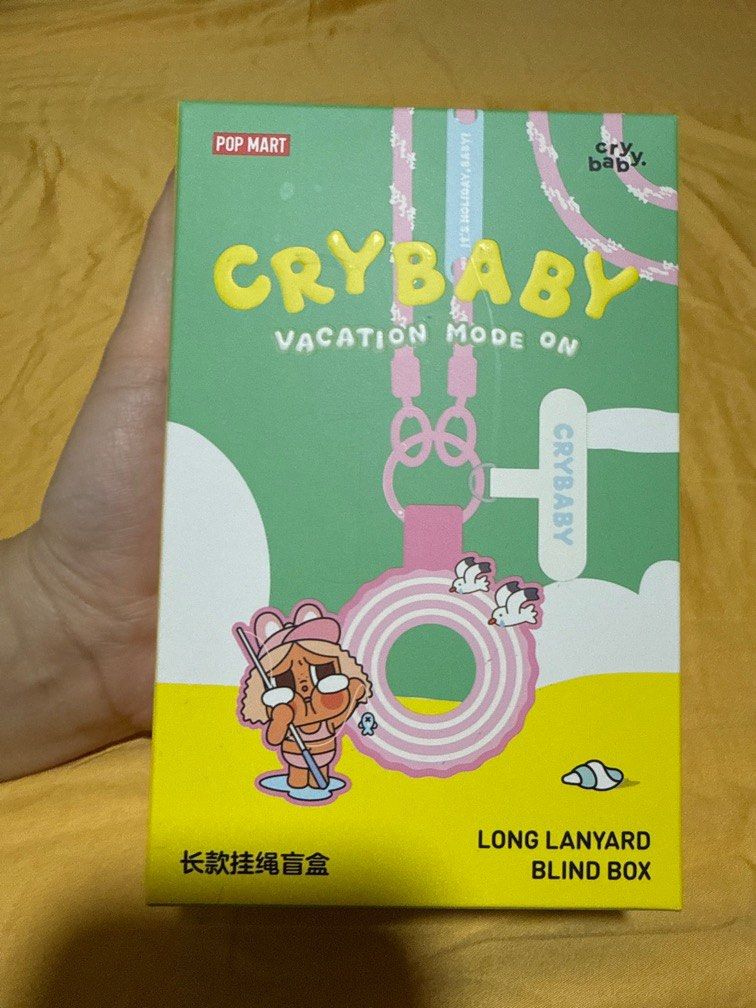 (BNIB) Crybaby Vacation Mode On Long Lanyard - Let’s surf (yellow ...