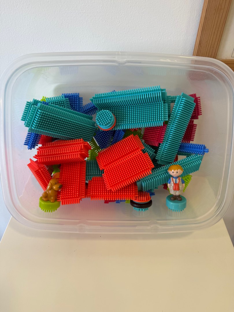 Bristle Blocks Building Set, Hobbies & Toys, Toys & Games on Carousell