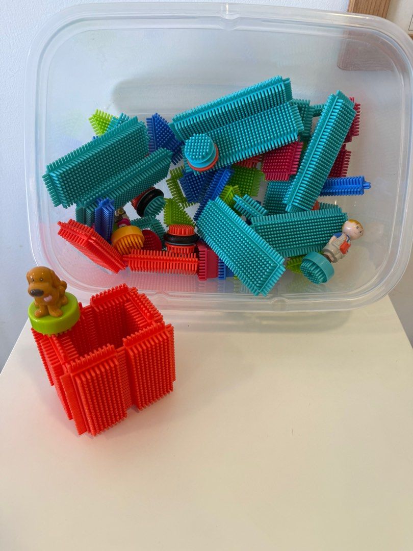 Bristle Blocks Building Set, Hobbies & Toys, Toys & Games on Carousell