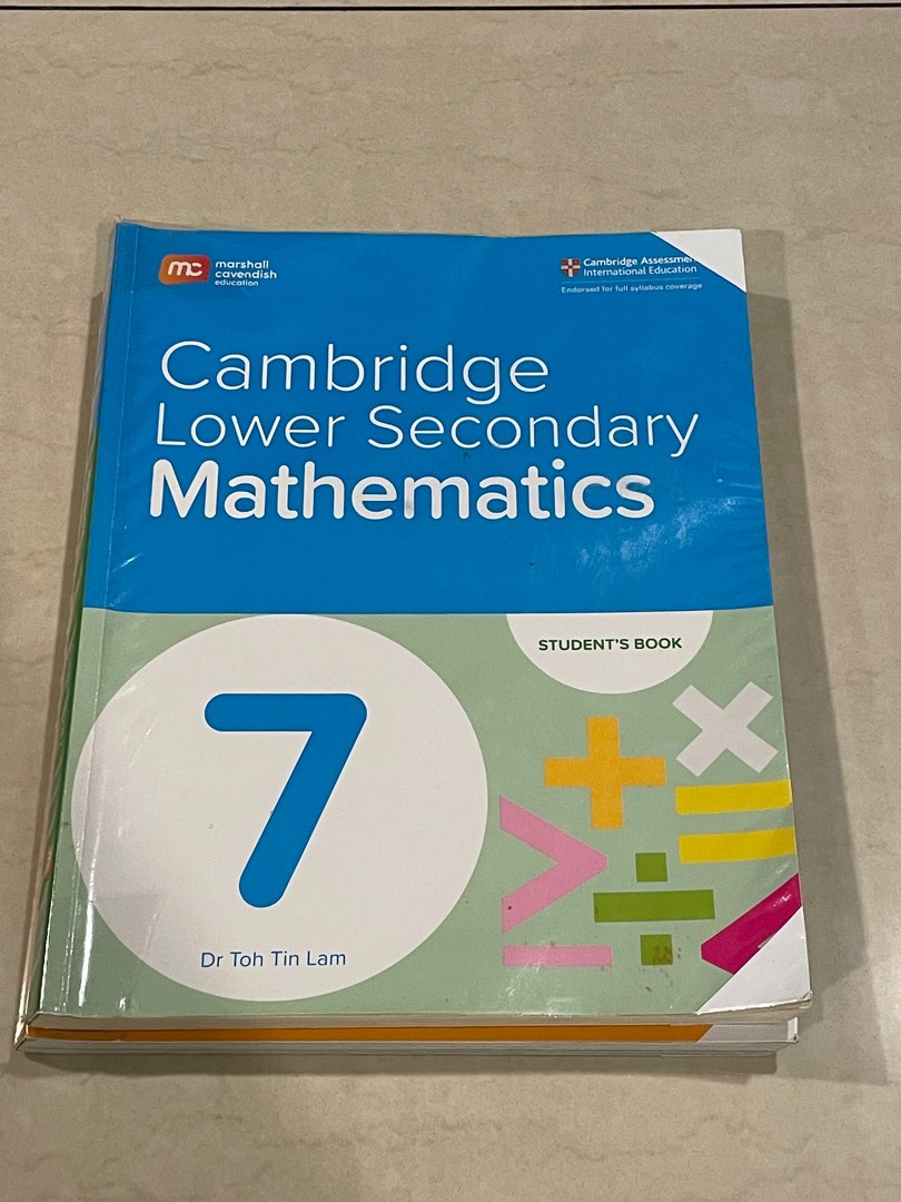 Cambridge Marshall Lower Secondary Mathematics 7, Hobbies & Toys, Books ...