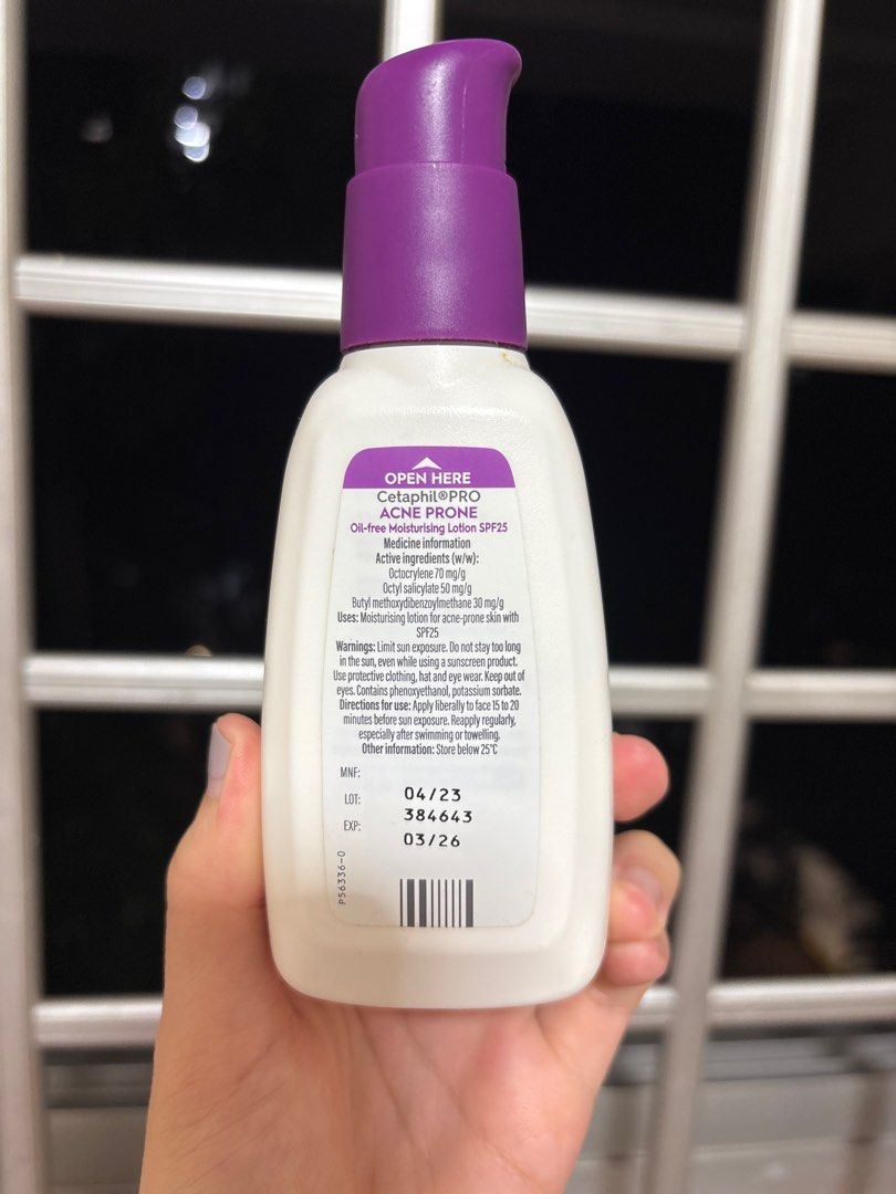 Cetaphil Pro Acne Prone Oil-Free Moisturizing Lotion SPF 25, Beauty ...