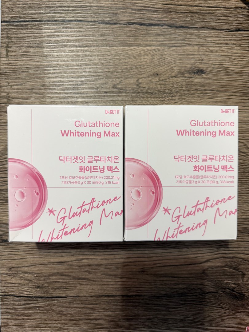 Dr. Get It Glutathione Whitening Max (2 boxes), Health & Nutrition ...