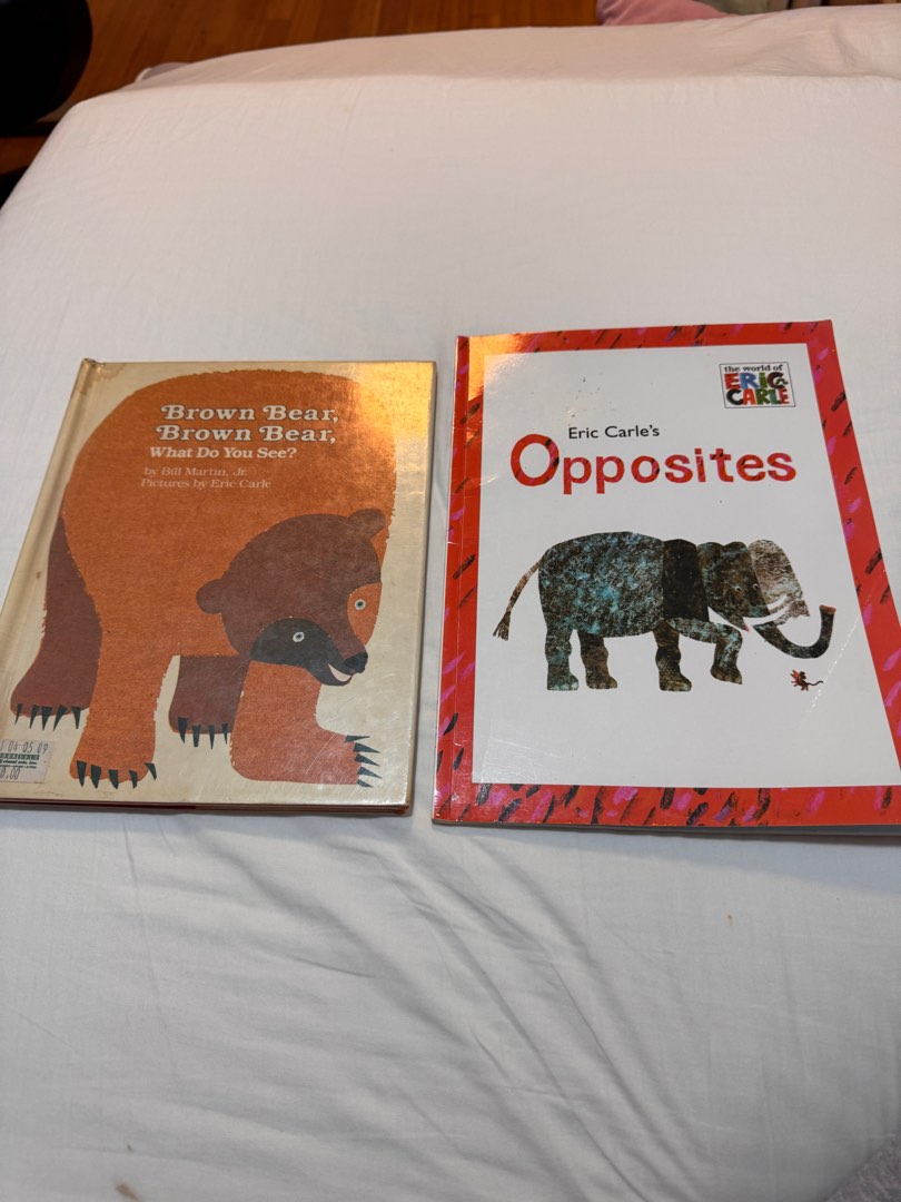 Eric Carle's Brown Bear & Opposites Books, Hobbies & Toys, Books ...