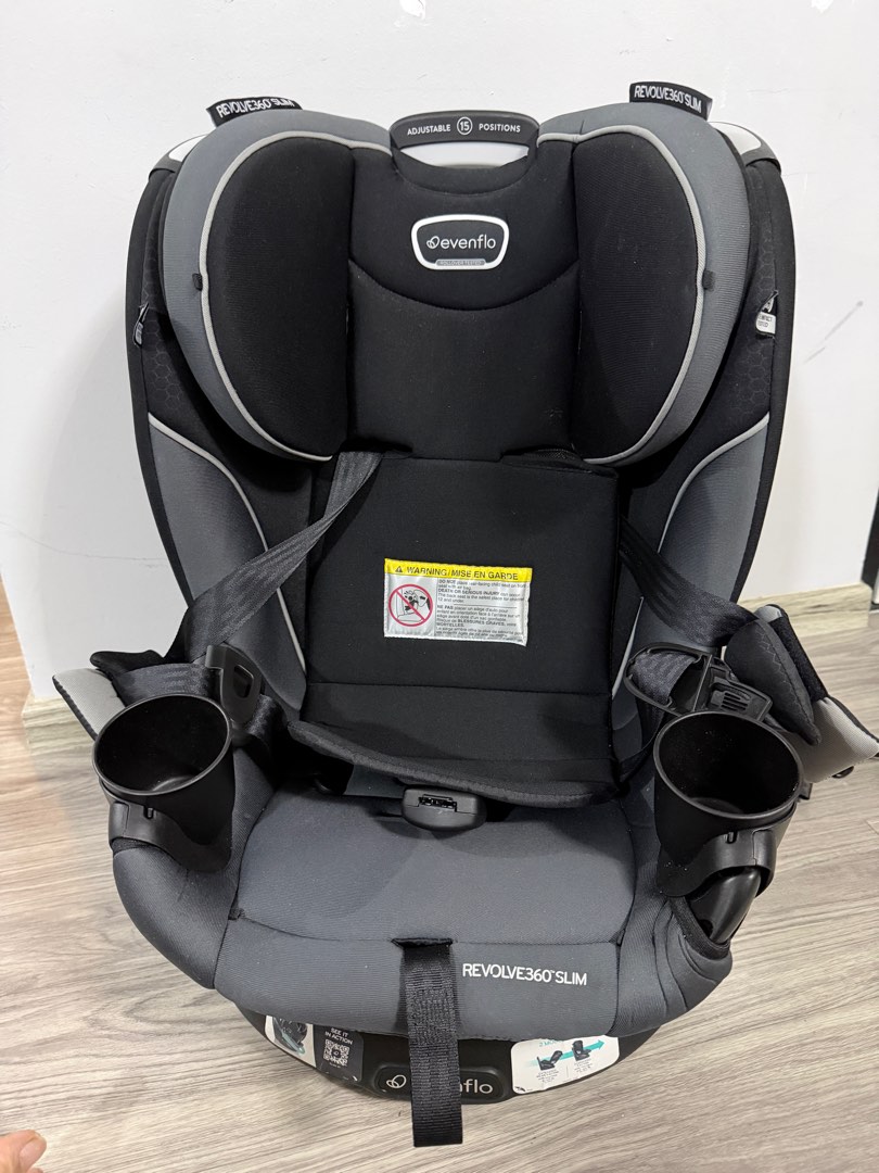 Evenflo Revolve360 Slim 360 Rotating Car Seat, Babies & Kids, Going Out ...