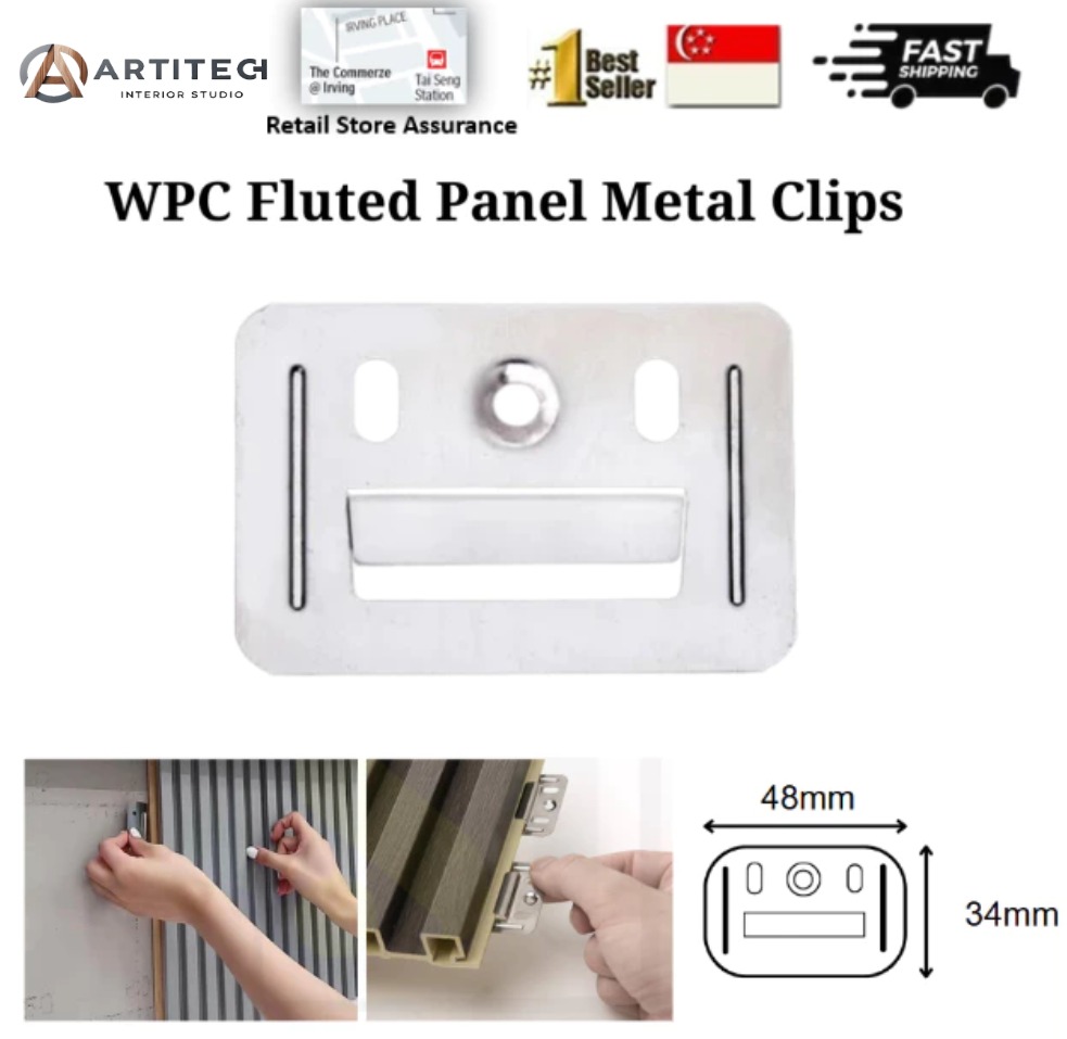 Fluted Panel Metal Clips | 1pc/10pcs/100pcs, Furniture & Home Living ...