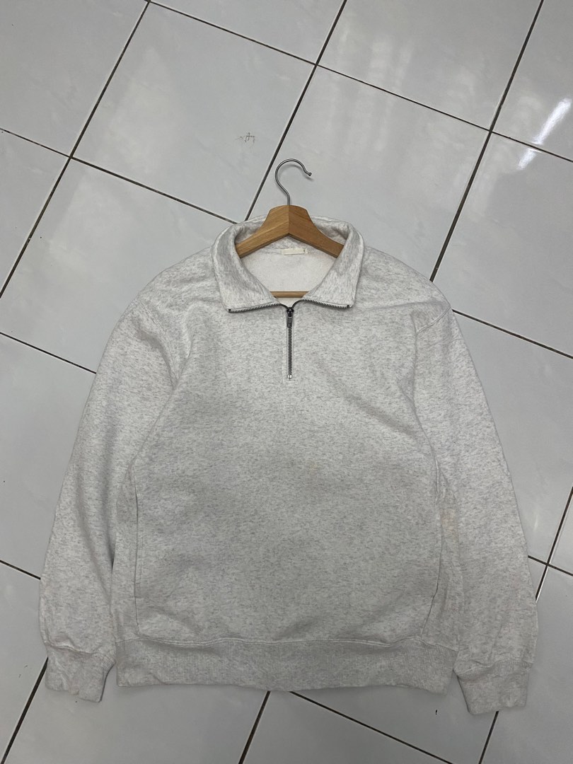 GU Halfzipper Heavyweight, Men's Fashion, Activewear on Carousell