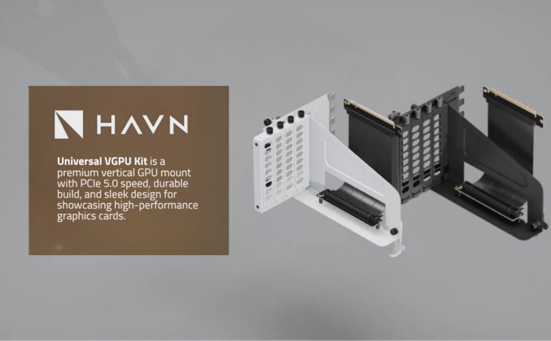 HAVN Universal VGPU Kit with Premium PCIe 5.0 Riser Cable | Vertical ...