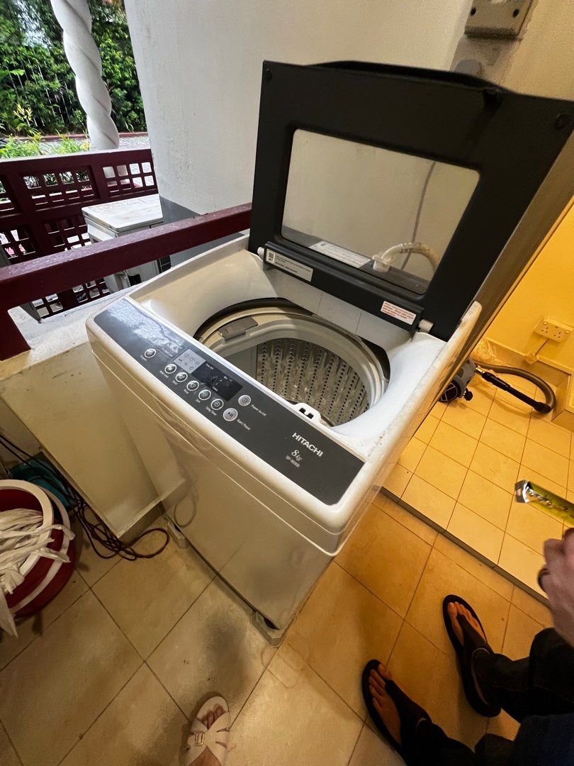 Hitachi 8kg Top Load Washing Machine SF-80XB, TV & Home Appliances ...