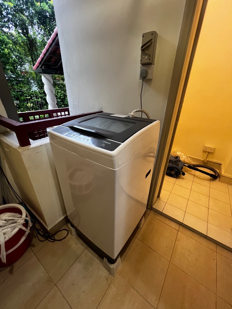Hitachi 8kg Top Load Washing Machine SF-80XB, TV & Home Appliances ...